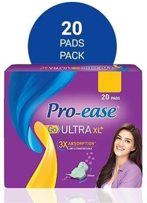 Pro-ease Go Ultra XL+ 20 pads Sanitary Pad | Buy Women Hygiene products ...