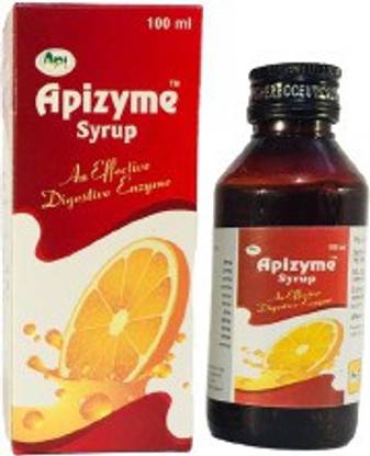 API Apizyme Syrup For Digestive System Pack Of 100 Ml Price in India ...