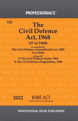 Civil Defence Act, 1968 Alongwith Rules & Regulations: Buy Civil ...
