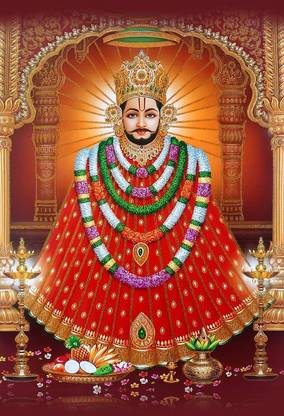 Poster Khatu Baba Shyam Ji(Wall Poster, 300GSM Matt, 13x19 Inches ...