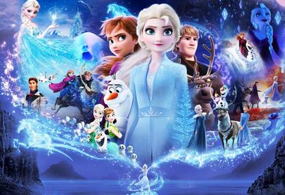 Poster Frozen Queen Elsa(Wall Poster, 300GSM Matt, 13x19 Inches, Rolled ...