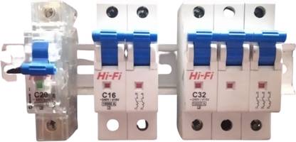 Hifi Single Pole MCB....PACK OF 2 16 A One Way Electrical Switch Price ...