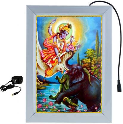 DESIGNING HUB GARUN DEV , VISHNU JI Religious Frame Price in India ...