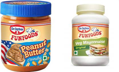 FUNFOODS by Dr. Oetker PEANUT BUTTER CRUNCHY + VEG.MAYO ORIGINAL 650 g ...