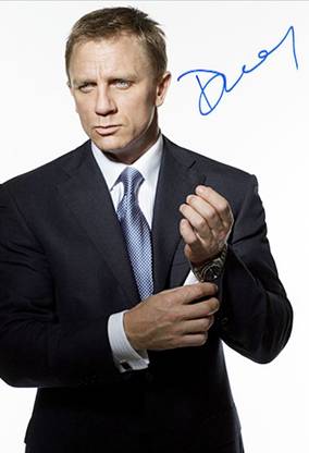 Poster James Bond 007 Daniel Craig Wall Poster (300 Gsm Matte Paper, 13 ...