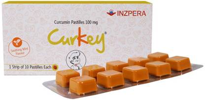 curkey Pastilles for Quick Relief from Sore Throat with Natural ...