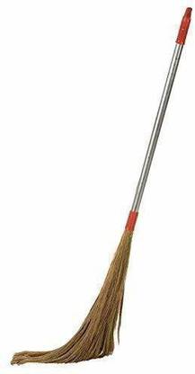 ApprovedFitness Steel Handle Broomstick phool jhadu for Home Cleaning ...