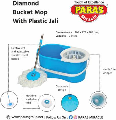 Paras Miracle 7 L Plastic Bucket Price in India - Buy Paras Miracle 7 L ...