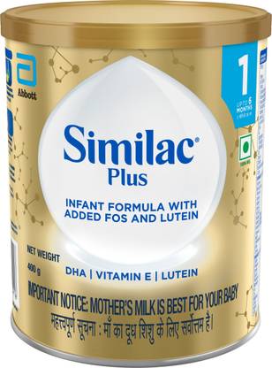 Similac Plus Infant Formula STAGE 1 400GM TIN (Upto 6 Months) Price in ...