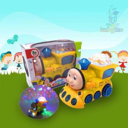 Toy imagine Bump and Go Musical Engine Truck Train with 4D Light and ...