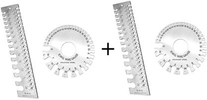 SAMENX Rectangular Wire Gauge/Sizer in British, Metric & SWG Wire Gauge ...