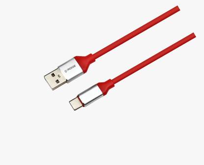 Ridge USB Type C Cable 2.4 A 1 m COPPER RDC004 RED - Ridge : Flipkart.com