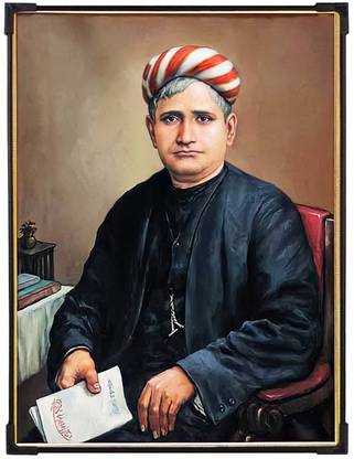 FURNATO | Bankim Chandra Chattopadhyay Painting with UV Coated MDF ...