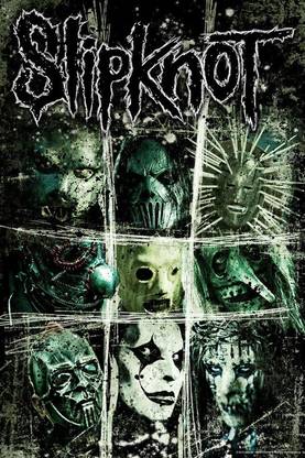 Poster Slipknot sl1523 (Wall Poster, 13x19 Inches, Matte, Multicolor ...