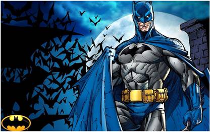 Batman Flex Poster For Room Mo-640 Photographic Paper - Personalities ...