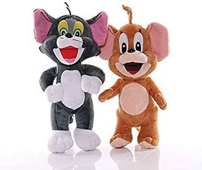 Just4You Tom and Jerry soft toy combo pack for kids - 35 cm - Tom and ...