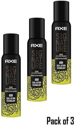 AXE Signature Suave Each 122ml Pack of3 Perfume Body Spray - For Men ...