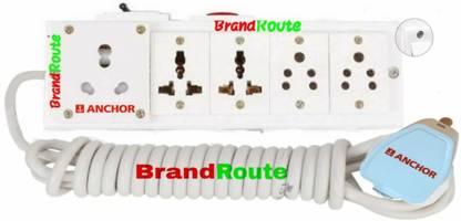BrandRoute Anchor Extension Board Fitted with-MCB (32Amp),Indicater,2 ...