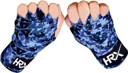 HRX Boxing Hand Wraps 108 Inches Camo Blue Boxing Hand Wrap Price in ...