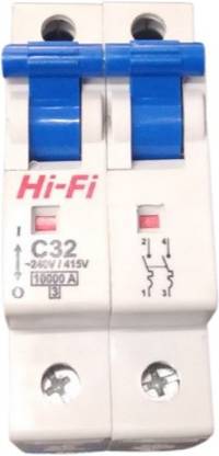 HI-FI Double pole 32A B/C Series 10KA---PACK OF 6 910 122 MCB Price in ...