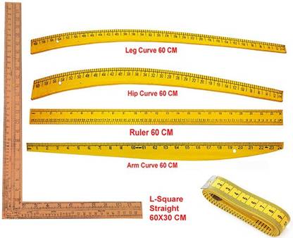 Kitoarts Wooden Tailoring Scales,Curves Scale for Tailoring ...