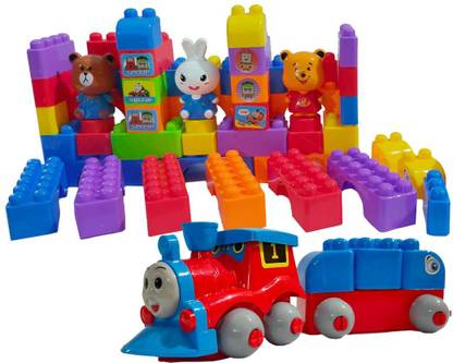 Wembley Train Building Block Set 62 Pcs Building Blocks Learning ...