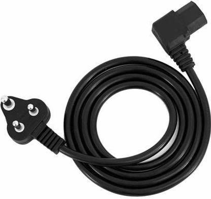 BENVIDO Power Cord 3 m 3 Pin Power Cable for Desktop PC/Monitor/SMPS ...
