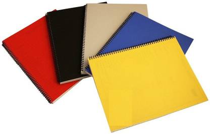 mind blowing SPIRAL NOTEBOOK A4 Notebook BOTH SIDE UNRULLED 200 Pages ...