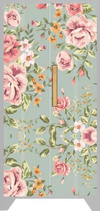ADM Wallpaper Almirah Wallpaper Sticker Flower Peel & Stick Stickers ...