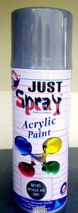 Just Spray M145 METALLIC ASH GREY SPRAY PAINT Spray Paint 400 ml Price ...