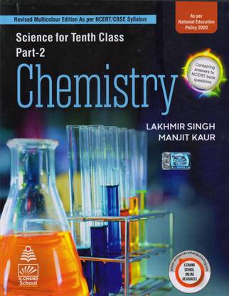 Science For Tenth Class Part - 2 Chemistry By Lakhmir Singh: Buy ...