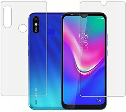 Casesily Front and Back Tempered Glass for Tecno Spark 4 Lite ...