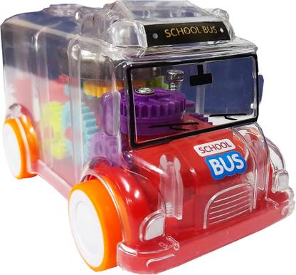 MIMY Musical School Bus Learning Educational Electric Music Gear Bus ...