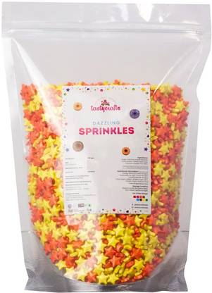 TastyCrafts Metallic Sprinkles – Dazzling Star | Edible Topping ...