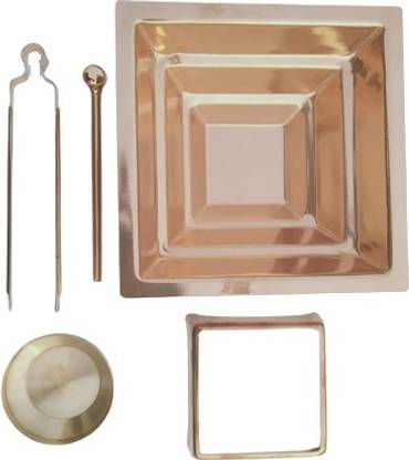 gandak Havan set Pure Copper Agnihotra Kit ( 5 piece set ) Pooja Havan ...