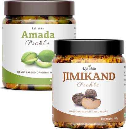 Relishta Jimikand & Amada Pickle Suran Ka Achar Combo (2x250G) Premium ...