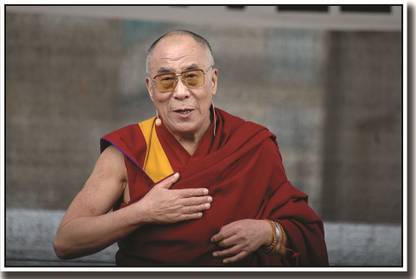Poster Dalai Lama sla386 (Wall Poster, 13x19 Inches, Matte Paper ...