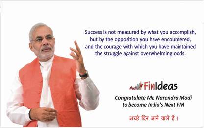 Narendra Modi Flex Poster For Room Mo-2025 Photographic Paper ...