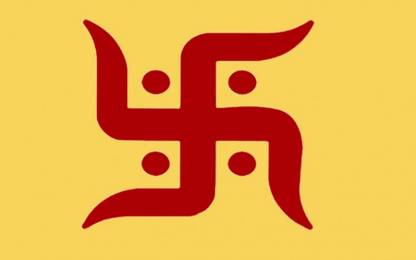Poster Swastik Symbol sla1223 (Large Poster, 36x24 Inches, Plastic ...