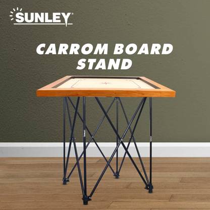 SUNLEY Foldable Carrom Board Stand Professional Easy Fold Premium ...