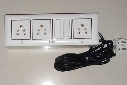 supriya combaind box 6A, 2 switch (cona), 3 socket (cona) 3 core wair ...