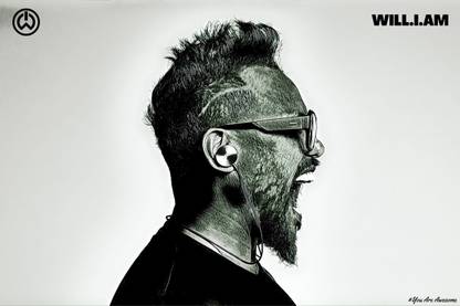 YAA - William Rapper Art Effect Poster (18inchx12inch) Photographic ...