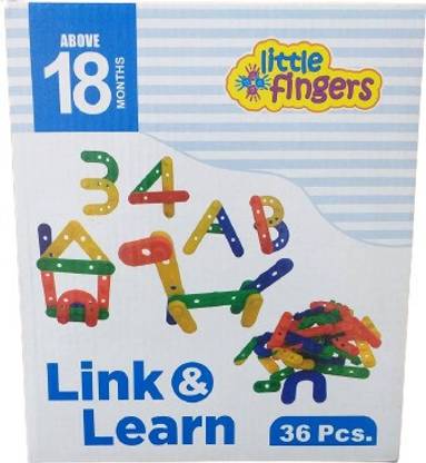 Little Fingers LINK N LEARN BLOCKS (72 PCS) - LINK N LEARN BLOCKS (72 ...