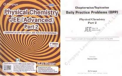 Cengage Physical Chemistry For Jee (Advanced) Part--2 (3rd Edition) By ...