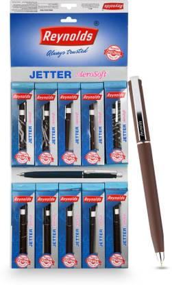 Reynolds Jetter Aerosoft Retractable blue Ball Pen - Buy Reynolds ...