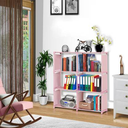 MSR STORE Plastic 8 Shelf Book Organizer Plastic Open Book Shelf Price ...