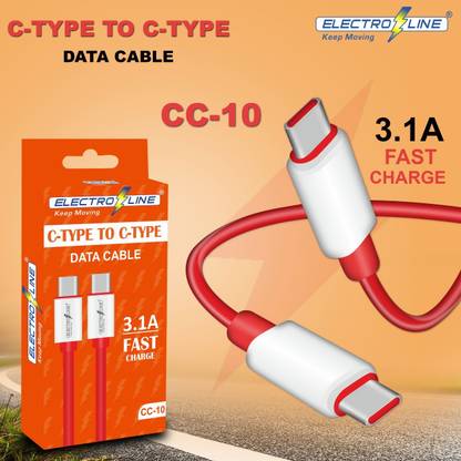 Electroline USB Type C Cable 1 m CC10 - Electroline : Flipkart.com