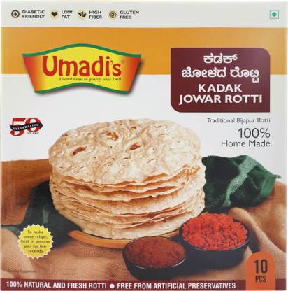 Umadi's Kadak Jowar Rotti 320 g Price in India - Buy Umadi's Kadak ...