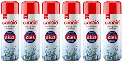 Candid Prickly Heat Powder 120g, Pack of 6 - Price in India, Buy Candid ...