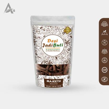 Desi Jadi Buti Majeeth – Manjeeth – Manjistha Root – Indian Madder ...